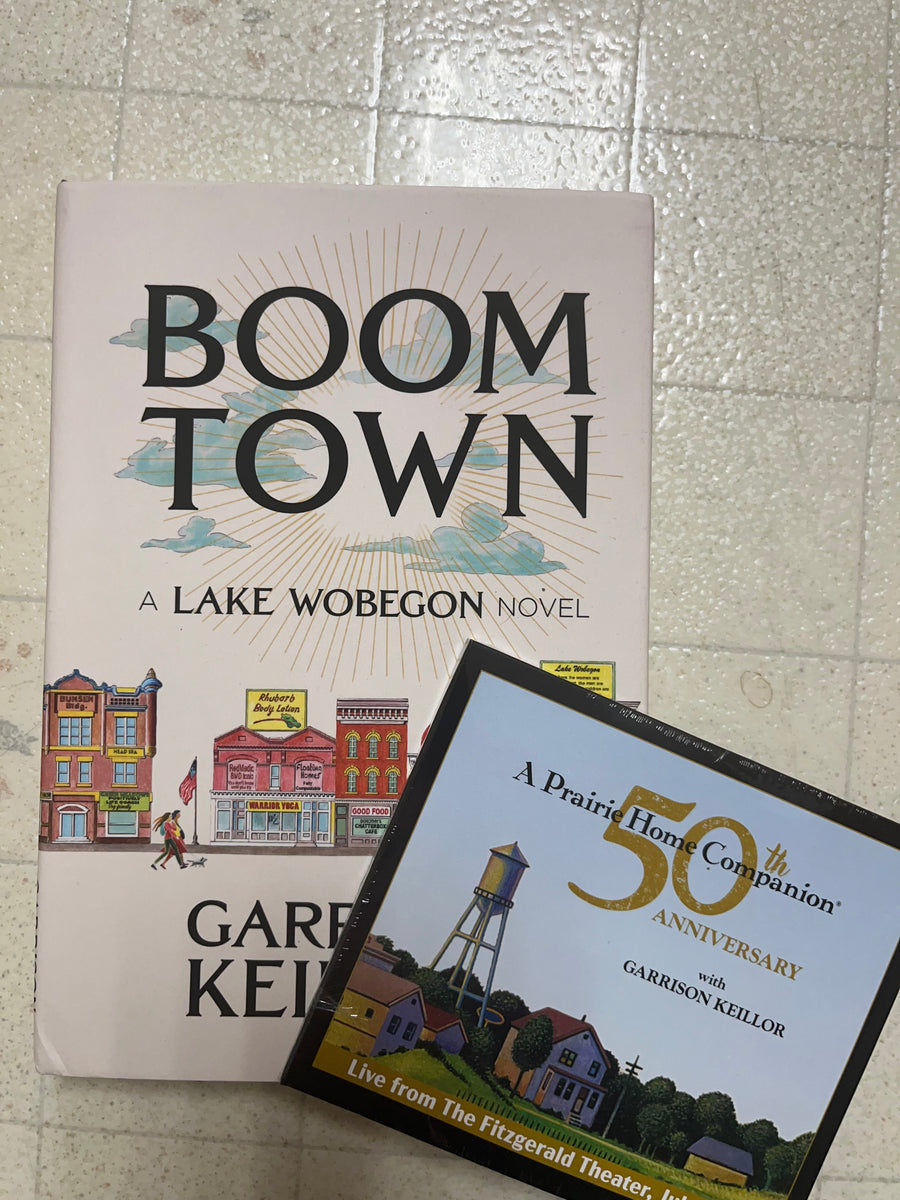 Boomtown Gift Duo (Book with 50 Anniversay CD) – ShopGarrisonKeillor.com